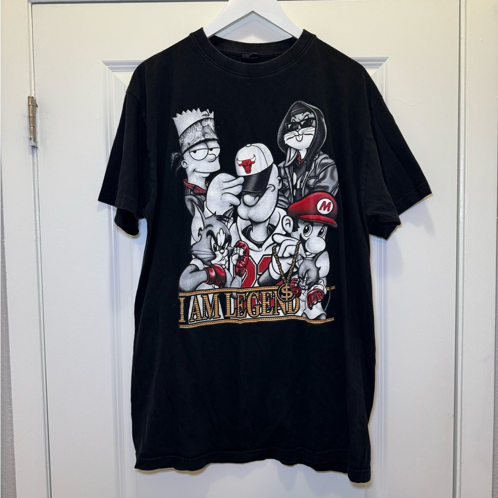 I Am Legend Sun Tees Popeye Bart Simpson Bugs Bunny T… - Gem